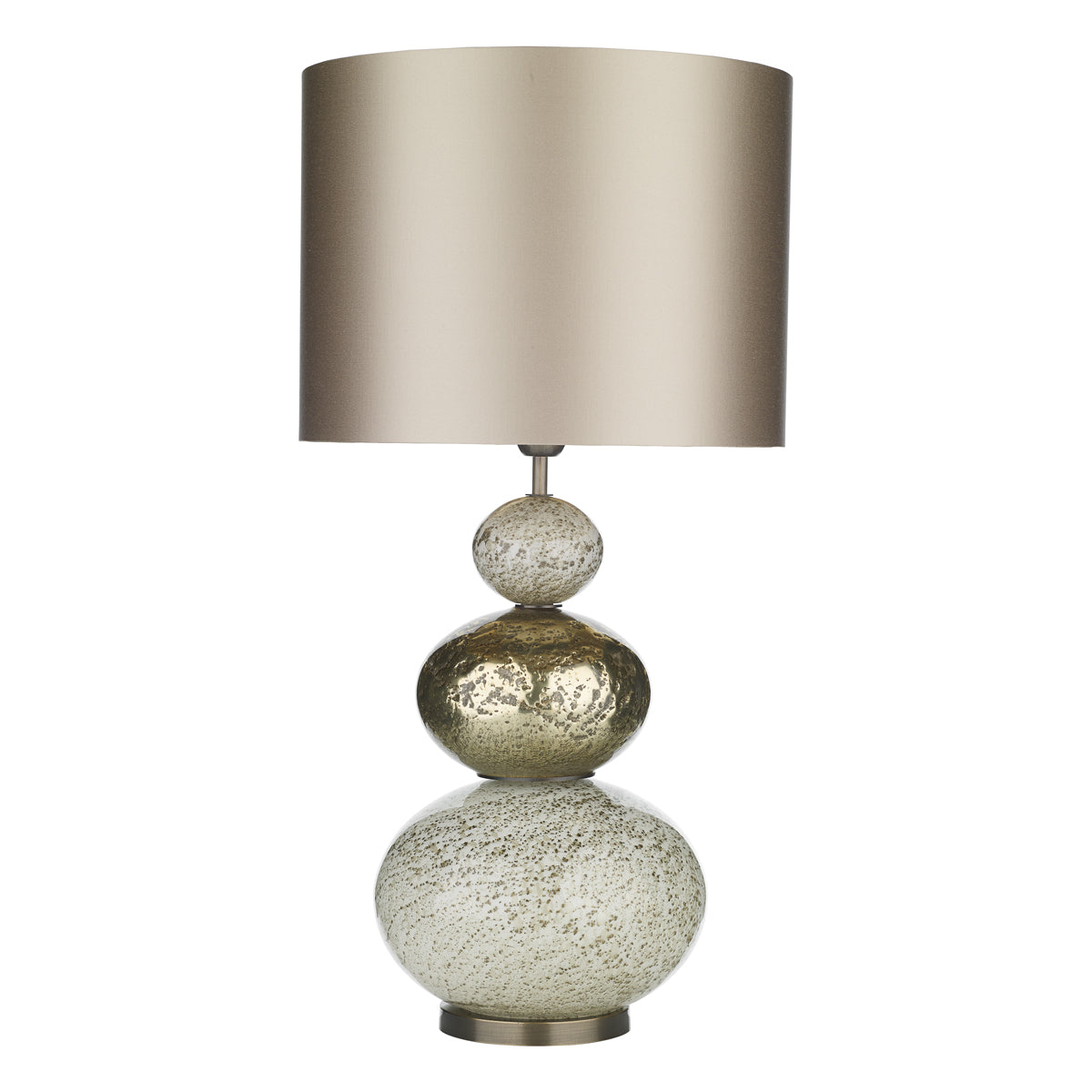 David Hunt Lighting Boavista Table Lamp Cream Gold Glass – Casa-fabrics